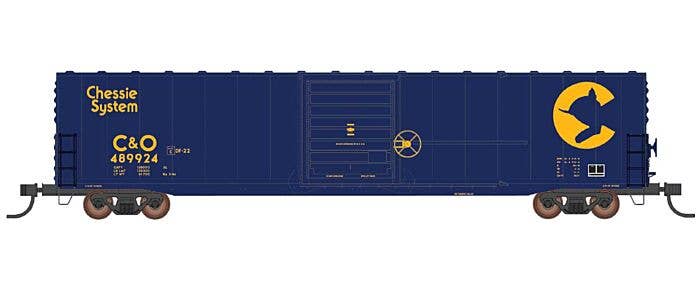 Intermount - 60' PS-1 Single-Door Boxcar - Ready to Run - Chessie ...