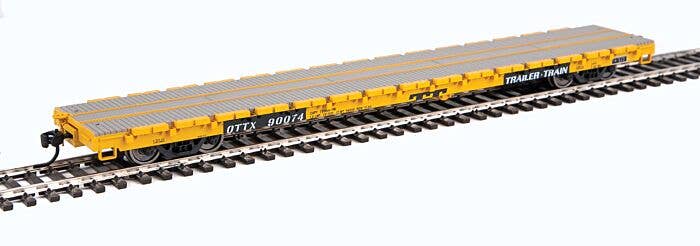 Walthers - 60' Pullman-Standard Flatcar - Ready to Run - Trailer-Train OTTX 90074 (farm ...
