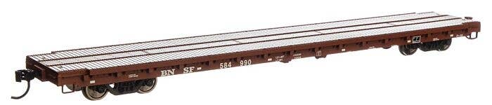 Walthers - 60' Pullman-Standard Flatcar - Ready to Run - BNSF #584990 ...