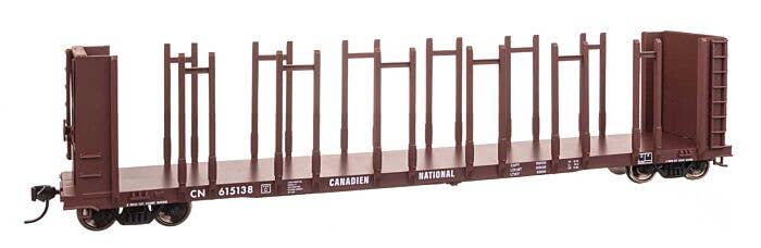 Walthers - 63' Pulpwood Flatcar - Ready to Run - Canadian National ...