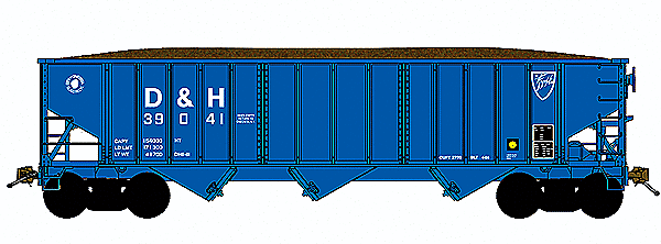 Bluford - 70-Ton 14-Panel 3-Bay Hopper 2-Pack - Ready to Run - With ...