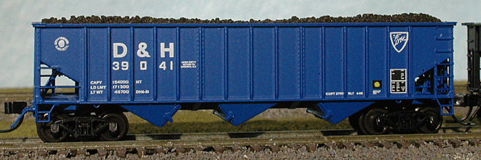 Bluford - 70-Ton 14-Panel 3-Bay Hopper Single Car - Ready to Run - With ...