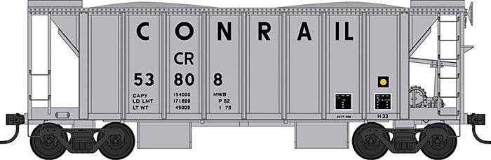 Bowser - 70-Ton 2-Bay Ballast Hopper with Side Chutes (Ballast Gates ...