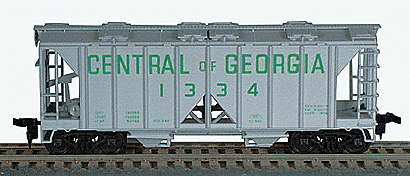 Bowser - 70-Ton 2-Bay Open-Side Covered Hopper - Kit - Central of ...