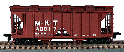 Bowser - 70-Ton 2-Bay Open-Side Covered Hopper - Kit - Missouri-Kansas ...