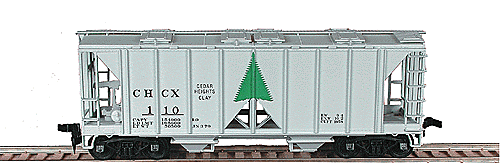 Bowser - 70-Ton 2-Bay Open-Side Covered Hopper - Kit - Cedar Heights ...