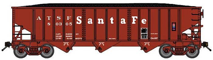 Bluford - 70-Ton 3-Bay 14-Panel Hopper w/Coal Load 3-Pack - Ready to ...