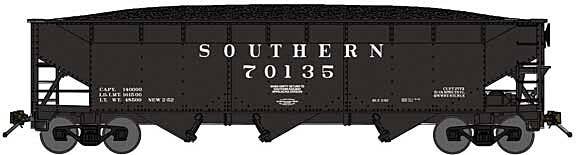 Bluford - 70-Ton Offset-Side 3-Bay Hopper with Load 2-Pack - Ready to ...