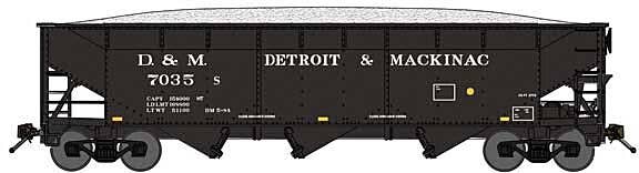Bluford - 70-Ton Offset-Side 3-Bay Hopper with Load - Ready to Run ...