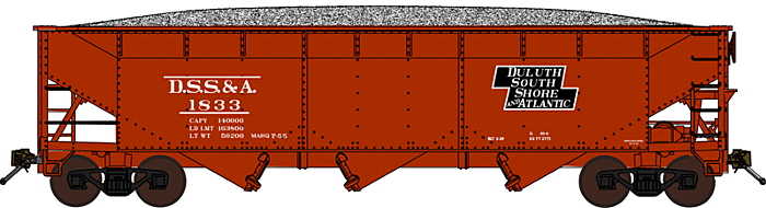 Bluford - 70-Ton Offset-Side 3-Bay Hopper w/Load - Ready to Run ...