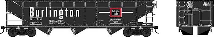 Bowser - 70-Ton Offset Hopper - Ready to Run - Chicago, Burlington ...