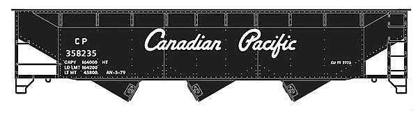 Bowser - 70-Ton Offset Triple Hopper w/Knuckle Couplers - Canadian ...