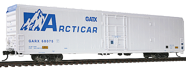 Walthers - 70' Cryogenic Reefer- Ready to Run - GATX Arcticar GARX ...