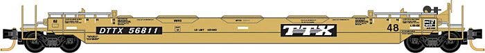 MicroTrain - 70' Husky-Stack Well Car w/48' Well 3-Pack - Ready to Run ...