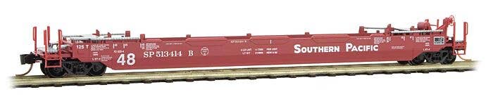 MicroTrain - 70' Husky-Stack Well Car with 48' Well - Ready to Run ...