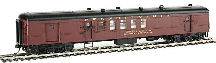 Walthers - 70' PRR BM70n RPO-Baggage - Standard - RTR - 1960s Broadway ...