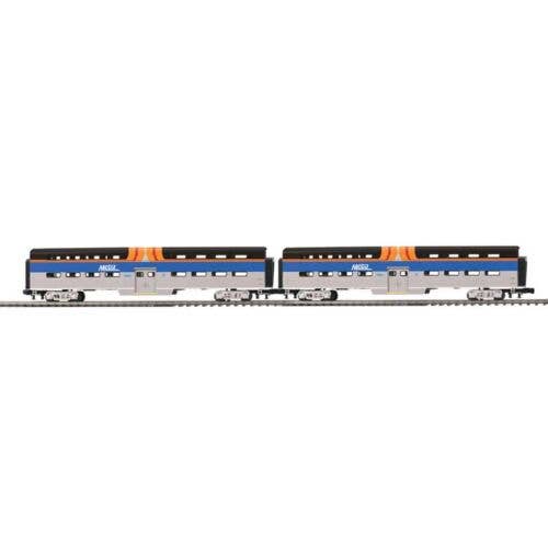 Atlas O - 70Õ Smooth-Side Bi-Level Gallery Car 4-Pack3-Rail - Ready to ...
