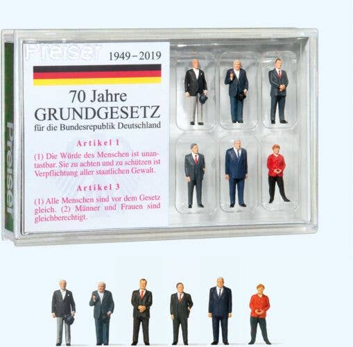 Preiser - 70 Years Constitution of the German Federal Republic - Six ...