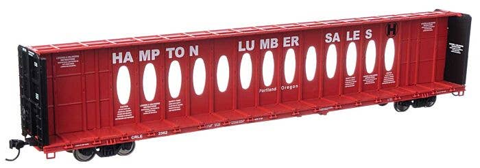 Walthers - 72' Centerbeam Flatcar w/Opera Windows - Ready to Run ...