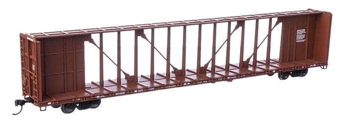 Walthers - 72' Centerbeam Flatcar w/Standard Beam - Ready to Run - BNSF ...