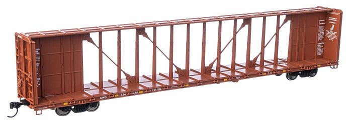 Walthers - 72' Centerbeam Flatcar w/Standard Beam - Ready to Run ...