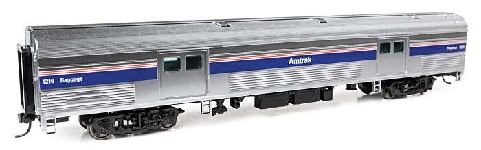 Walthers - 73' Budd Baggage Car - Ready to Run - Amtrak Phase IV (white ...