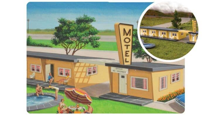 Bachmann - 75th Anniversary Motel - Plasticville U.S.A.(R) - Kit - 75th ...