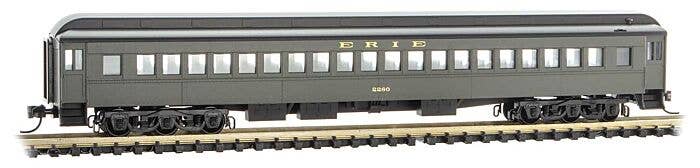 MicroTrain - 78' Heavyweight Single-Window Coach - Ready to Run - Erie ...