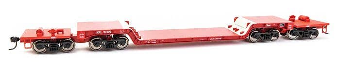 Walthers - 81' 8-Axle Depressed Center Flatcar - Ready to Run - Kasgro ...