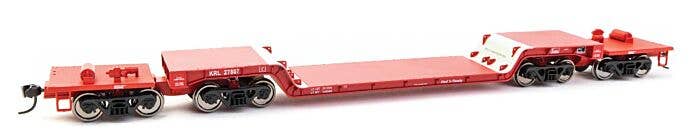 Walthers - 81' 8-Axle Depressed Center Flatcar - Ready to Run - Kasgro ...