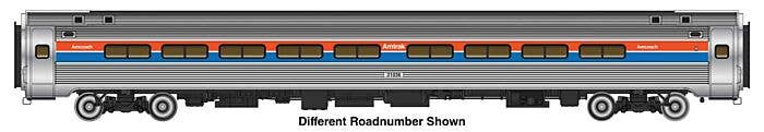 Walthers - 85' Amfleet I 84-Seat Coach - Lighted - Ready To Run - Amtrak(R) Phase II #21059 ...