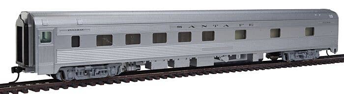 Walthers - 85' Budd 10-6 Sleeper - Ready to Run - Santa Fe (silver) - 910-30102