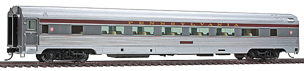 Walthers - 85' Budd 46-Seat Streamlined Coach - Ready to Run - Pennsylvania Railroad (Plated ...
