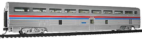 Walthers - 85' Budd Hi-Level 68-Seat Step-Down Coach - Rear Car - Ready to Run - Amtrak (Phase ...