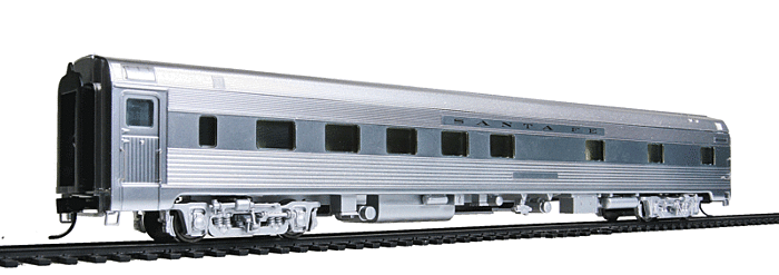Walthers - 85' Budd Pine Series 10-6 Sleeper - Lighted - Ready To Run - Santa Fe (Real Metal ...