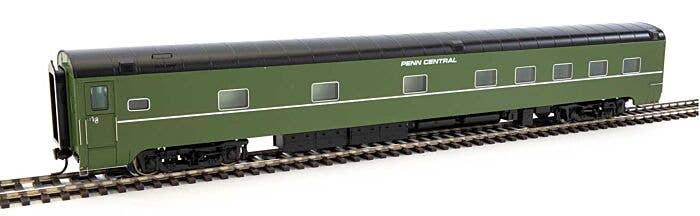 Walthers - 85' Pullman-Standard 10-6 Sleeper, Plan 4140 - LED Lighting, No Skirts - Penn Central ...