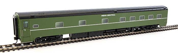 Walthers - 85' Pullman-Standard 10-6 Sleeper, Plan 4140 - No Skirts - Penn Central Standard w ...