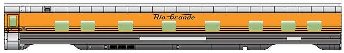 Walthers - 85' Pullman-Standard 10-6 Sleeper Plan 4167 - Lighted - Ready To Run - Denver & Rio ...