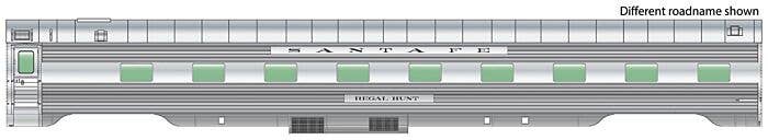 Walthers - 85' Pullman-Standard Regal Series 4-4-2 Sleeper - Ready-to-Run - Lighted - Santa Fe ...