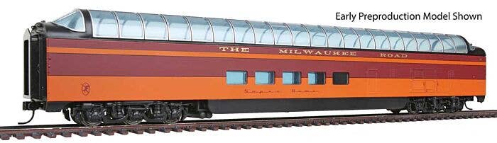 Walthers - 85' Pullman-Standard Super Dome - Ready to Run - Milwaukee ...