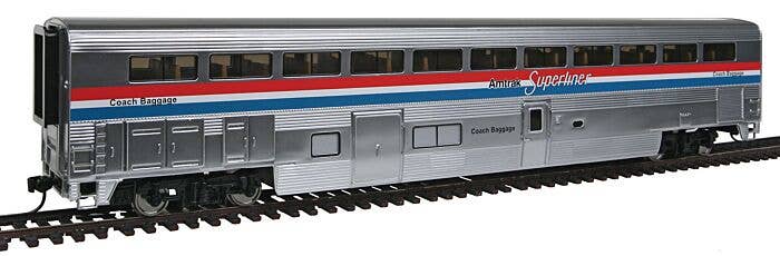 Walthers - 85' Pullman-Standard Superliner I Coach Baggage - Standard - Ready to Run - Amtrak ...