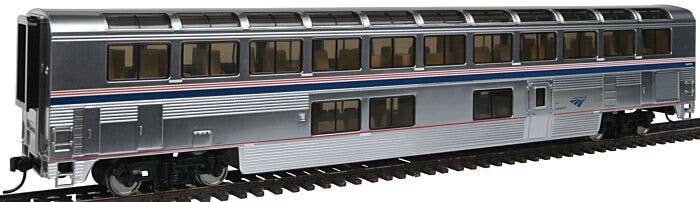 Walthers - 85' Pullman-Standard Superliner I Lounge - Standard - Ready to Run - Amtrak (Phase ...