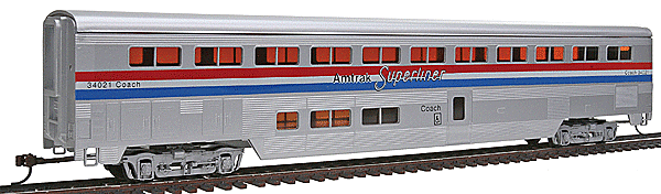 Con-Cor - 85' Streamlined Superliner Amtrak Phase III - Coach - 223-802