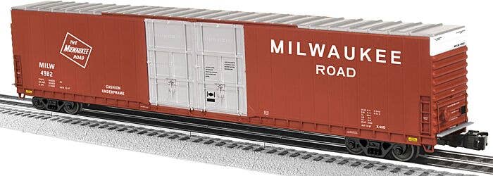 Lionel - 86' Hi-Cube Boxcar 2-Pack - 3-Rail - Ready to Run - Milwaukee ...