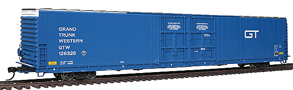 Walthers - 86' Pullman-Standard Double-Door Hi-Cube Boxcar - Ready to Run - Grand Trunk Western ...