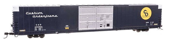 Walthers - 86' Pullman-Standard Double-Door Hi-Cube Boxcar - Ready to Run - Chesapeake & Ohio ...