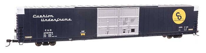Walthers - 86' Pullman-Standard Double-Door Hi-Cube Boxcar - Ready to Run - Chesapeake & Ohio ...