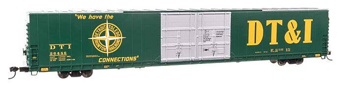 Walthers - 86' Pullman-Standard Double-Door Hi-Cube Boxcar - Ready to Run - Detroit, Toledo ...