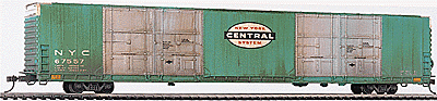 Walthers - 86' Pullman-Standard Hi-Cube 8-Door Boxcar - Ready to Run - New York Central (1960s ...