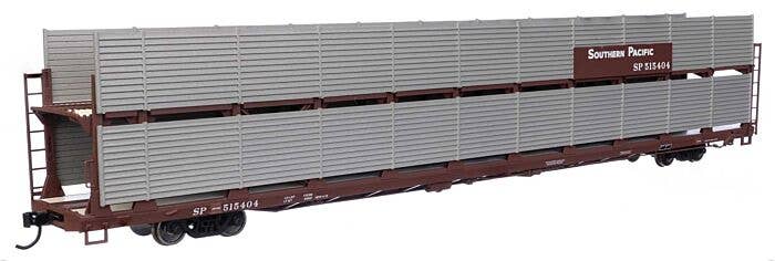 Walthers - 89' Flatcar w/Bi-Level Shielded Auto Rack - Ready to Run - Southern Pacific(TM) Rack ...